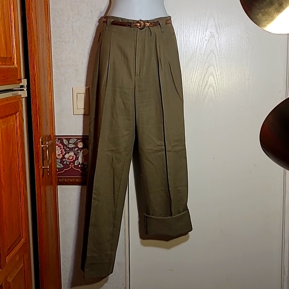 Condor | Pants & Jumpsuits | Vintage Olive Pant With Belt By Condor 78 ...
